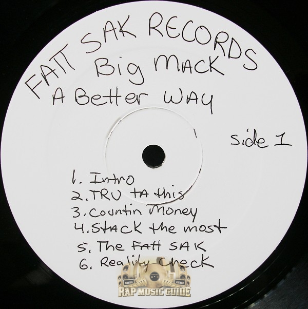 Big Mack - A Better Way: Record | Rap Music Guide